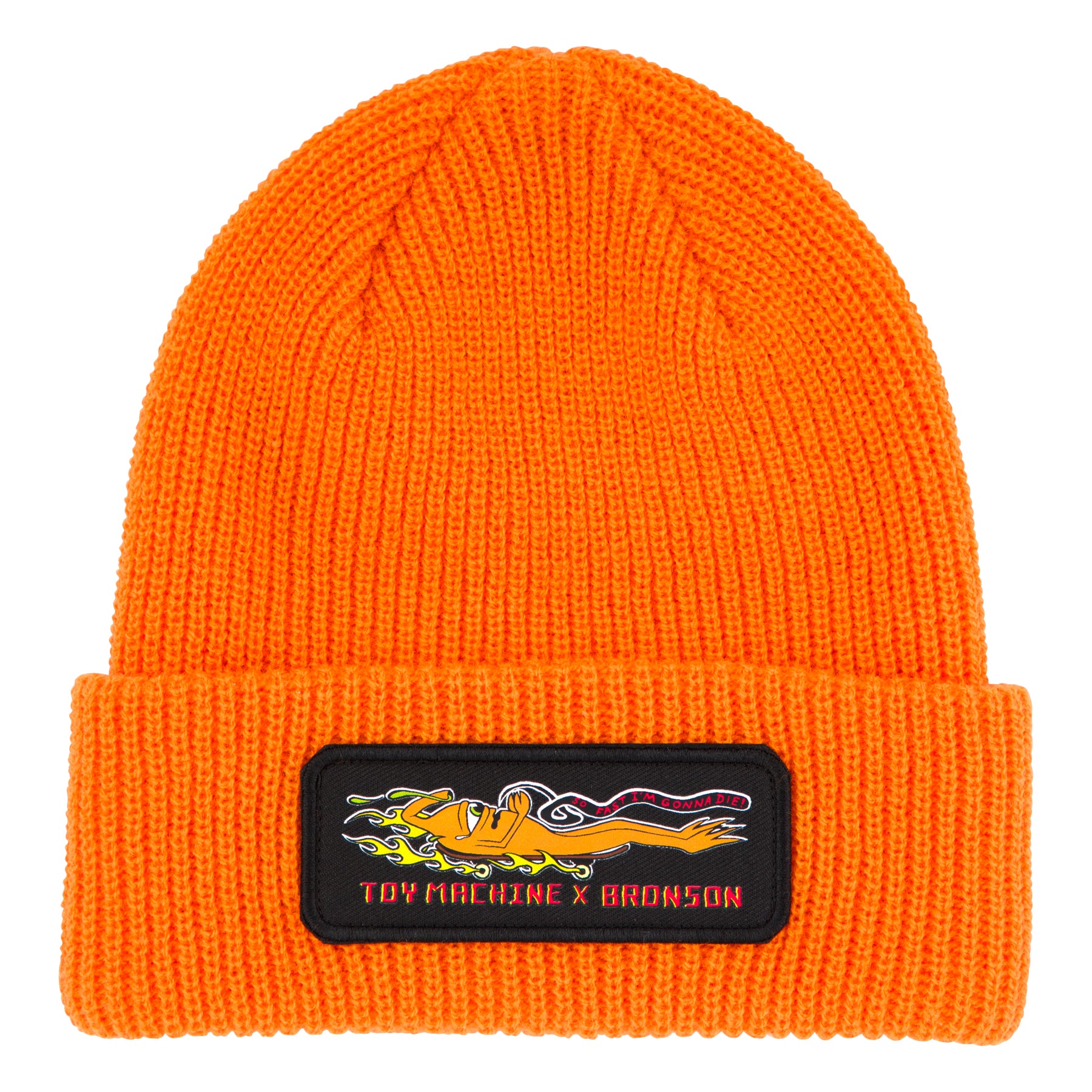 Toy Machine x Bronson Beanie (Orange) – Old Skull Skateboards