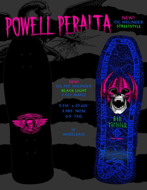**Pre Order** NEW! OG Welinder 7-Ply Maple – Old Skull Skateboards